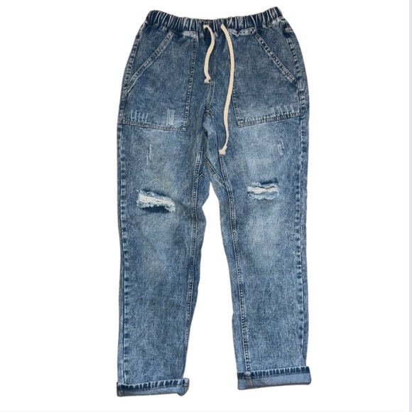 Jeans | Distressed Denim Joggers | Poshmark